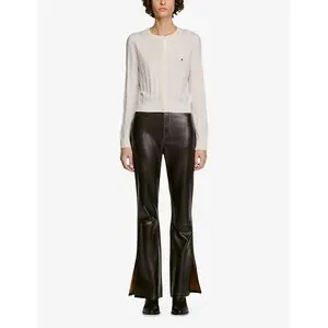 Sandro Cropped Wool Cardigan
