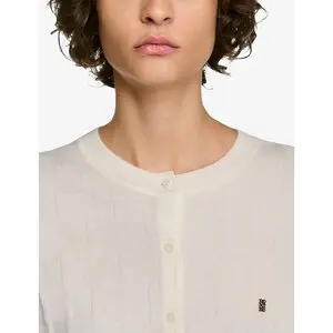 Sandro Cropped Wool Cardigan