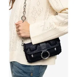 Zadig&Voltaire Kate Denim Cross-body Wallet