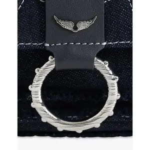 Zadig&Voltaire Kate Denim Cross-body Wallet