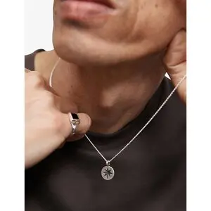 Monica Vinader Sterling Silver Guiding Star Pendant