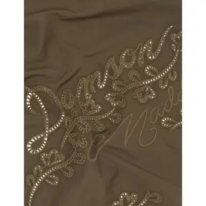 DAMSON MADDER Embroidered Cotton Headscarf