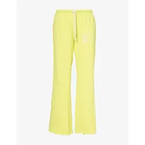 JADED LONDON Low-rise Bootcut Jogging Bottoms - Yellow