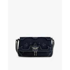 Zadig&Voltaire Rocky Ii Denim Shoulder Bag - Silent