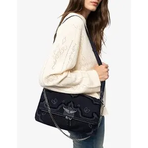 Zadig&Voltaire Rocky Ii Denim Shoulder Bag