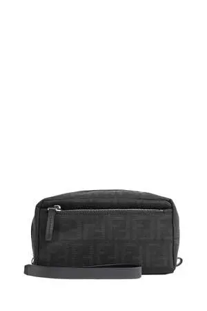Fendi Small Double Zip Toiletry Case - Black