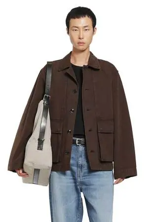 LEMAIRE Boxy Jacket In Ristretto