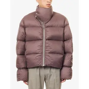 Rick Owens High-neck Welt-pocket Puffer Jacket