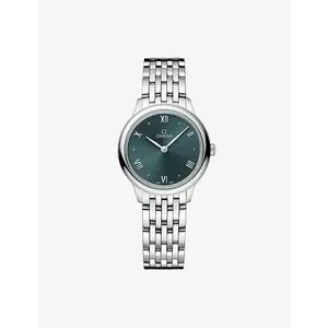 Omega De Ville Prestige Stainless Steel Quartz Watch - Green