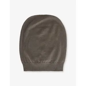 Rick Owens Domed Knitted Wool Beanie - Dust