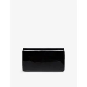 CHRISTIAN LOUBOUTIN Bettina Patent-leather Wallet-on-chain - Black