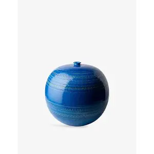 BITOSSI CERAMICHE Vaso A Palla Ceramic Sculpture Figurine - Blue