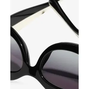 Chanel Oval Acetate Sunglasses