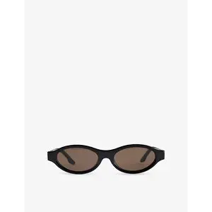 WEARI Oval Acetate Sunglasses - Black