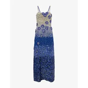 LA FUORI Sequinned Midi Dress
