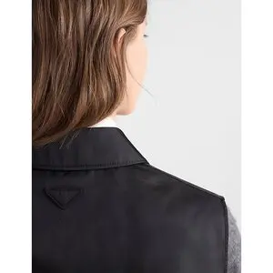 Prada Re-nylon Belted Woven Mini Dress