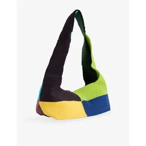 VIVIENNE WESTWOOD Ellie Embroidered Knitted Shoulder Bag