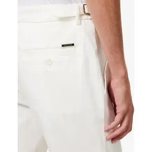 BELIER Monaco Mid-rise Cotton-blend Chino Trousers