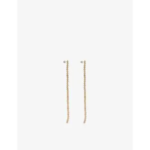 ANNIKA INEZ Sterling Silver Beaded Drop Earrings