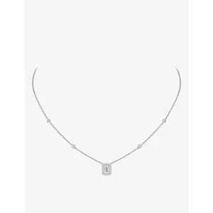 Messika 18ct Gold And Diamond Pendant Necklace - White