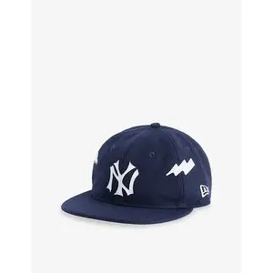 New Era 9fifty Mlb Heritage New York Yankees Wool-blend Baseball Cap - Navy