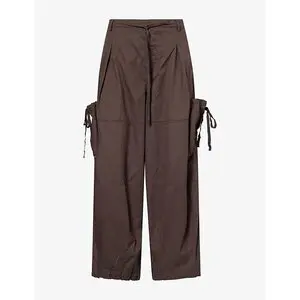 DEIJI STUDIOS Relaxed Wide-leg Cotton Trousers
