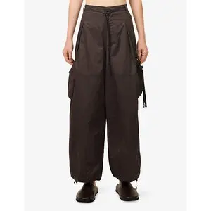 DEIJI STUDIOS Relaxed Wide-leg Cotton Trousers