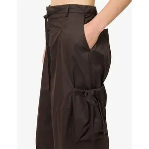 DEIJI STUDIOS Relaxed Wide-leg Cotton Trousers