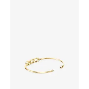 Messika Move Classique 18ct Gold Diamond Bangle - Yellow