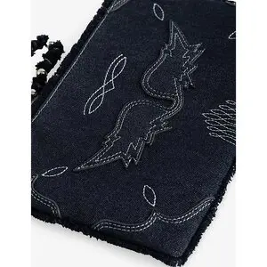 Zadig&Voltaire Angel Western Denim Pouch