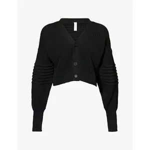 CFCL Gauge Cropped Knitted Cardigan