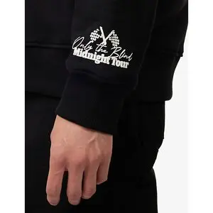 ONLY THE BLIND Midnight Tour Printed Cotton-jersey Sweatshirt