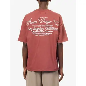 Amiri Dreamers Chain Stitch Logo-print Cotton T-shirt