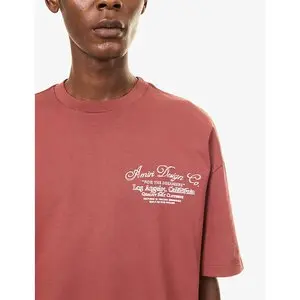 Amiri Dreamers Chain Stitch Logo-print Cotton T-shirt
