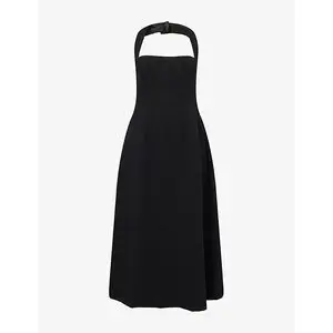 Oddmuse Halter Neck Midi Dress
