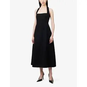 Oddmuse Halter Neck Midi Dress