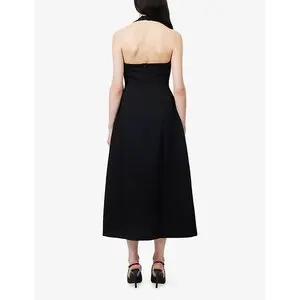 Oddmuse Halter Neck Midi Dress