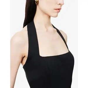 Oddmuse Halter Neck Midi Dress