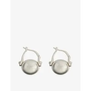 ANNIKA INEZ Sterling Silver Ellipse Drop Earrings