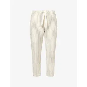 Orlebar Brown Alex Striped Linen Trousers