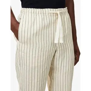 Orlebar Brown Alex Striped Linen Trousers