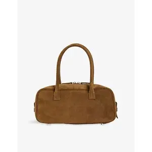 Sandro Suede Bowling Bag