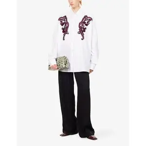 Dries Van Noten Puvis Straight-leg Woven Trousers