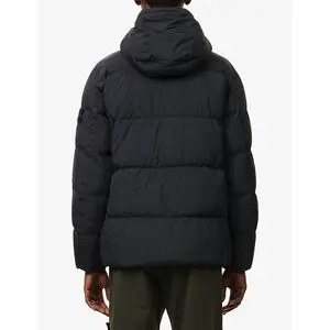 Stone Island Crinkle Reps Hooded Nylon Puffer Jacket