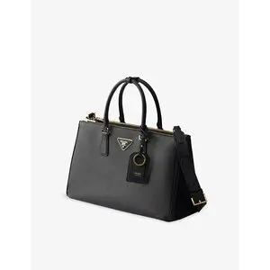 Prada Galleria Saffiano Leather Bag - Black