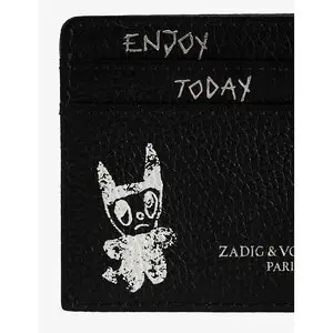 Zadig&Voltaire Zv Arty Pass Leather Cardholder