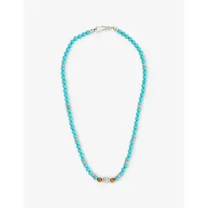 THOMAS SABO Sterling-silver And Tiger's Eye Necklace - Turquoise