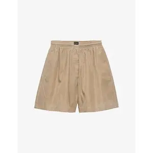 Prada Washed Re-nylon Shorts - Brown