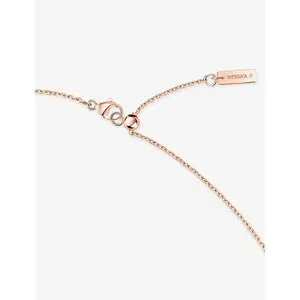 Messika 18ct Rose Gold And Diamond Necklace