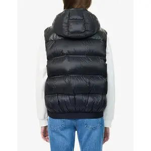 Moncler Hooded Leather Gilet